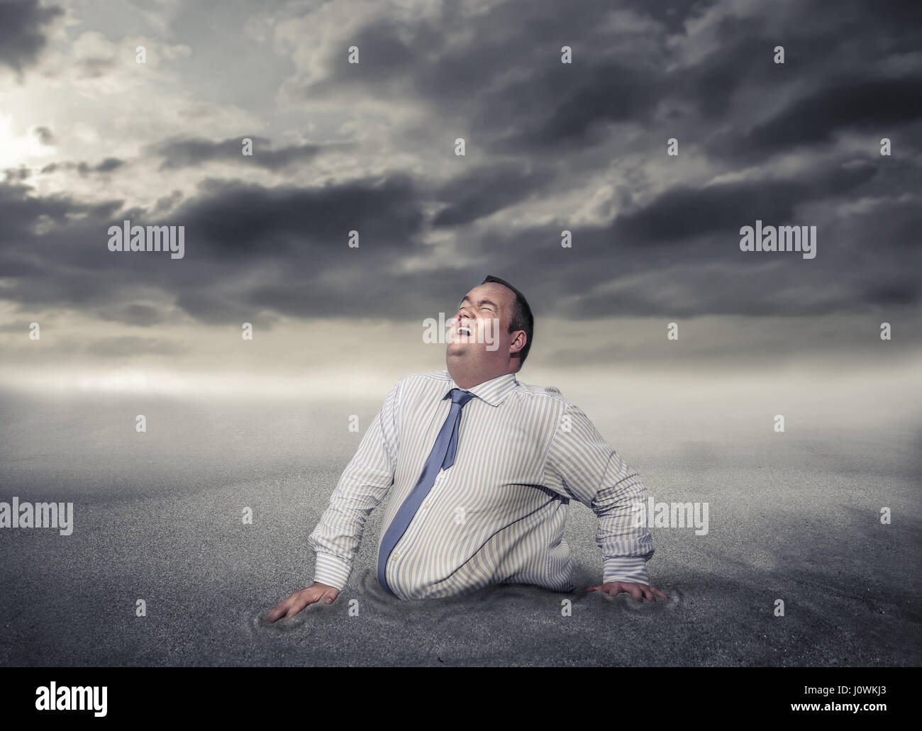 Fat man in landscape hi-res stock photography and images - Alamy