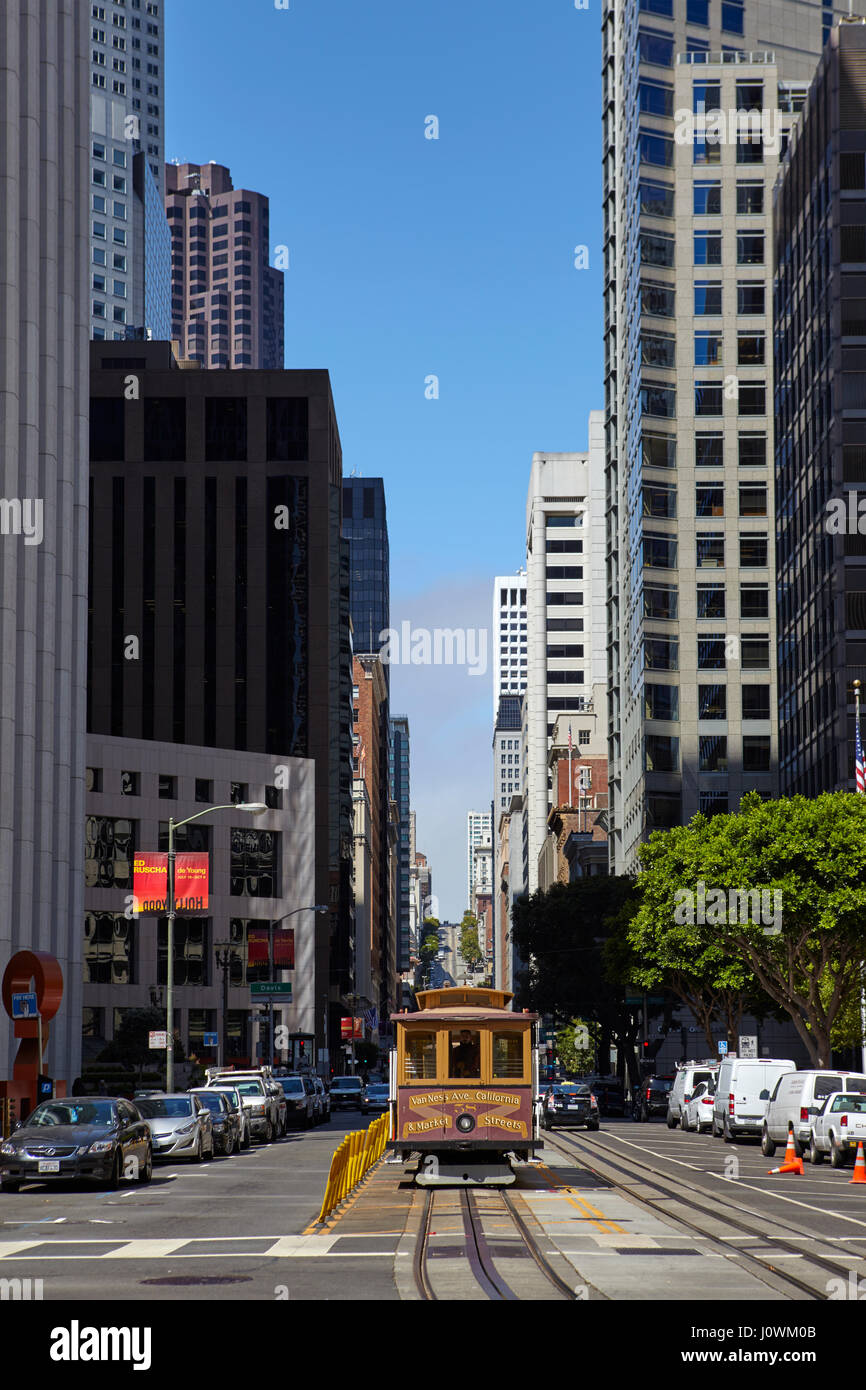 Cable Car in San Francisco, California, United States Stock Photo - Alamy