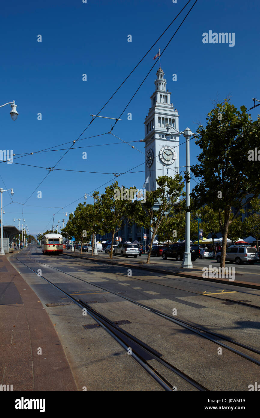 Embarcadero clock tower, San Francisco, California, USA Stock Photo - Alamy
