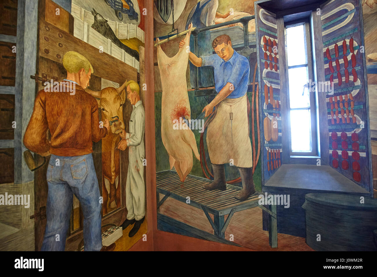 Coit Tower Fresco Murals Coit Tower (also Known As Coit Memorial