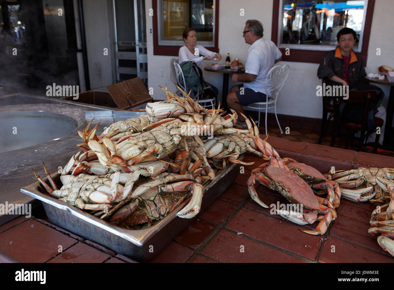 Dungeness crab in Fisherman's Wharf, San Francisco, California, USA ...