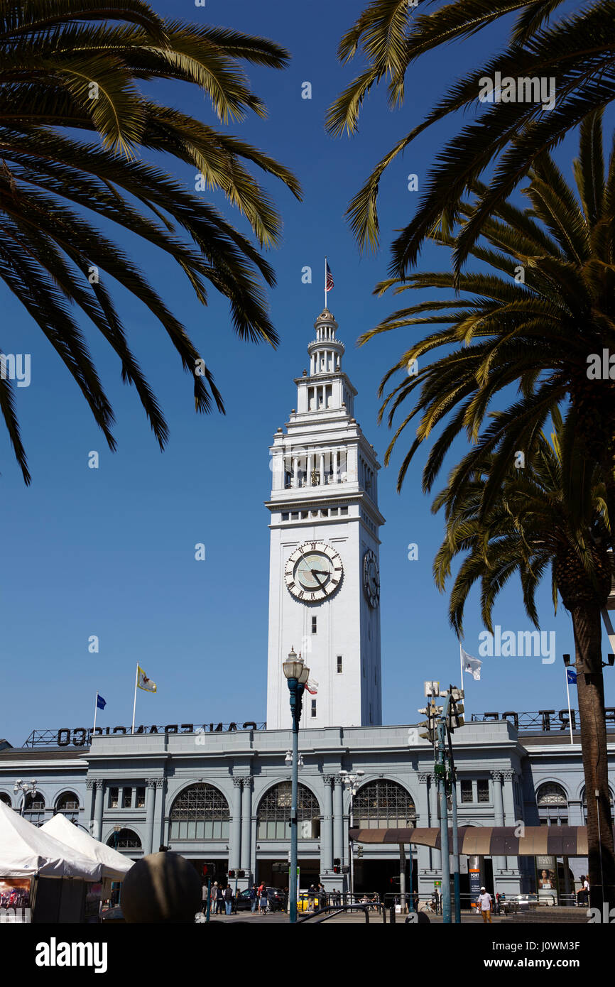 Embarcadero clock tower, San Francisco, California, USA Stock Photo - Alamy