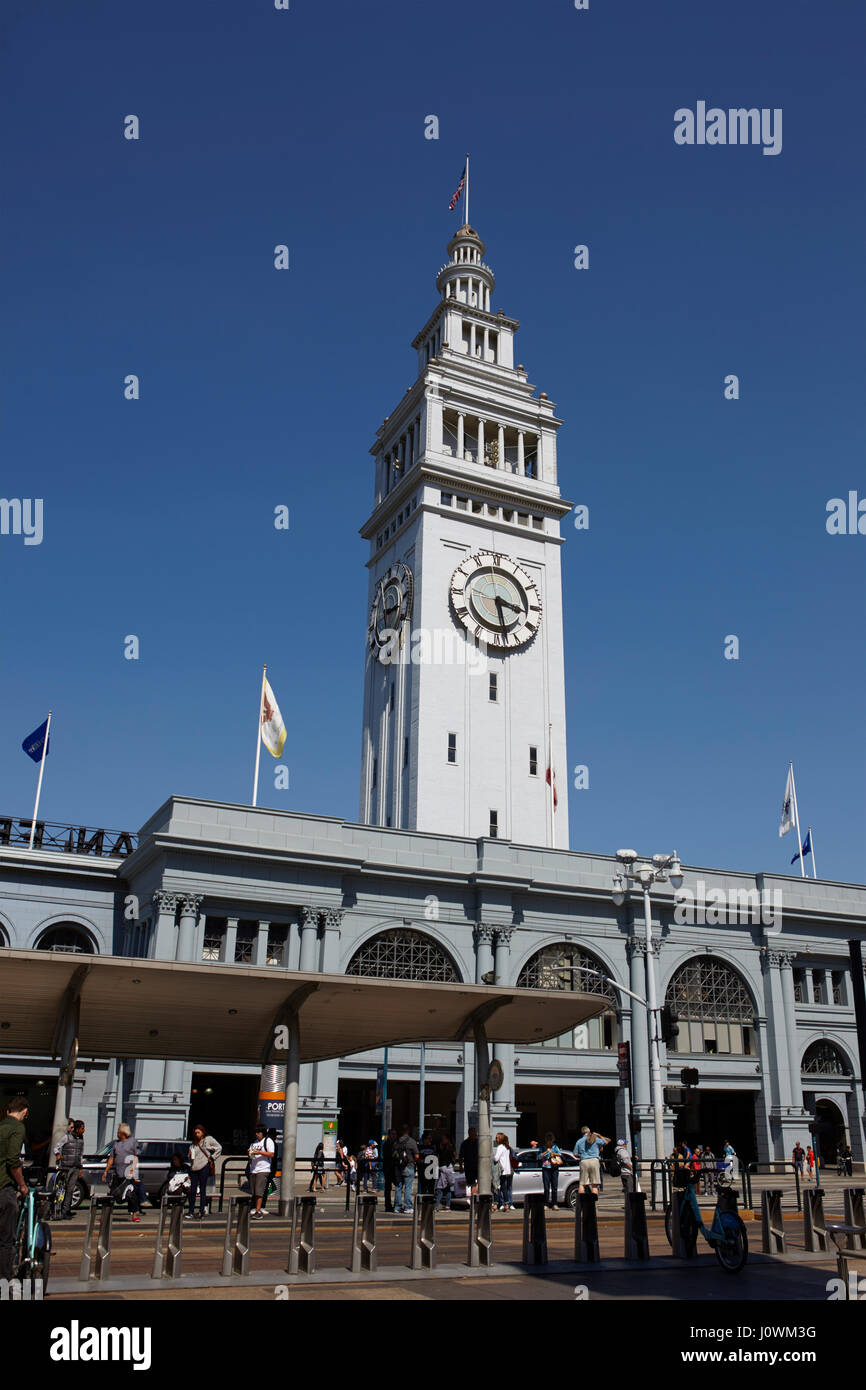 Embarcadero clock tower, San Francisco, California, USA Stock Photo - Alamy