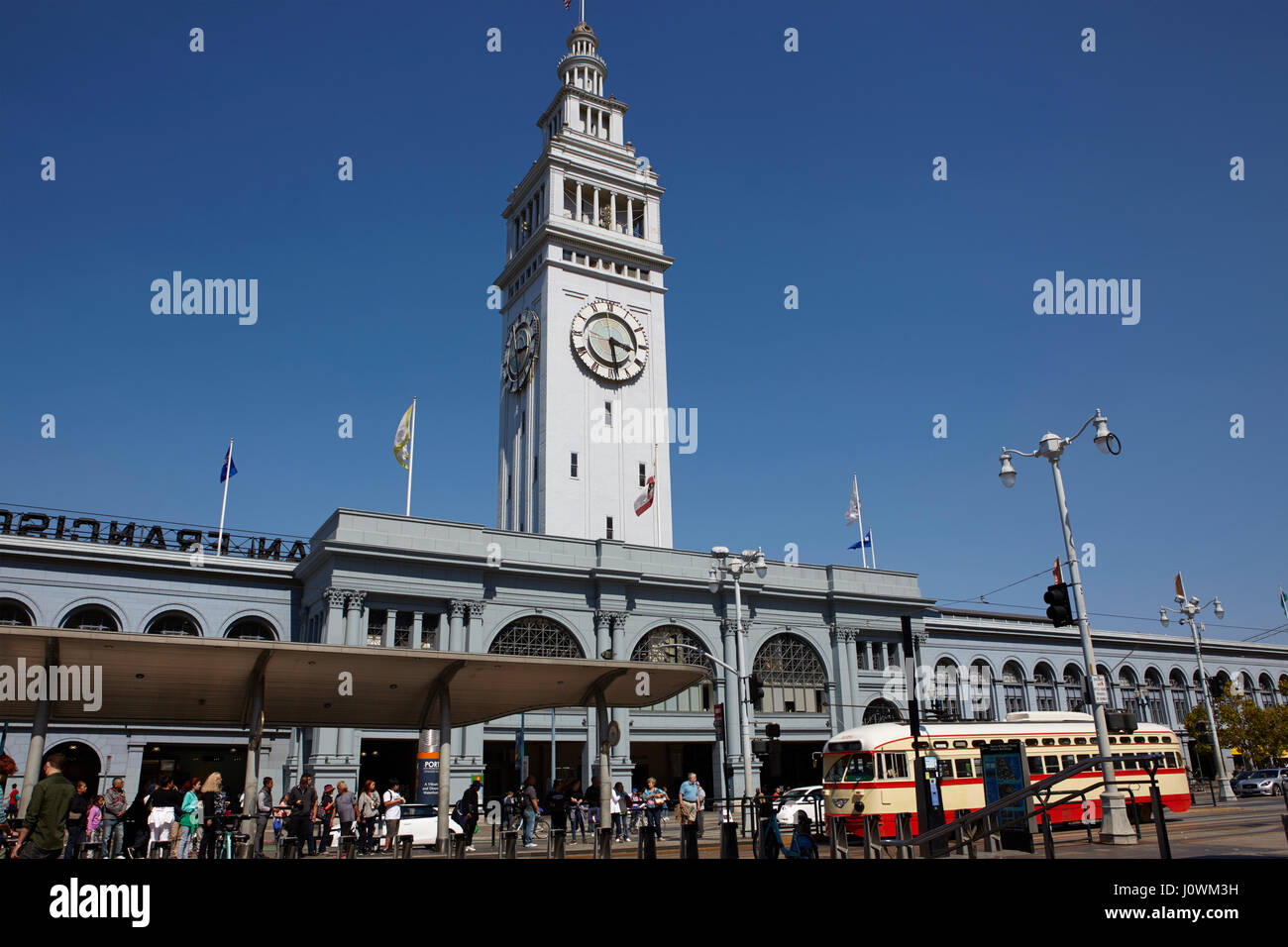 Embarcadero clock tower, San Francisco, California, USA Stock Photo - Alamy