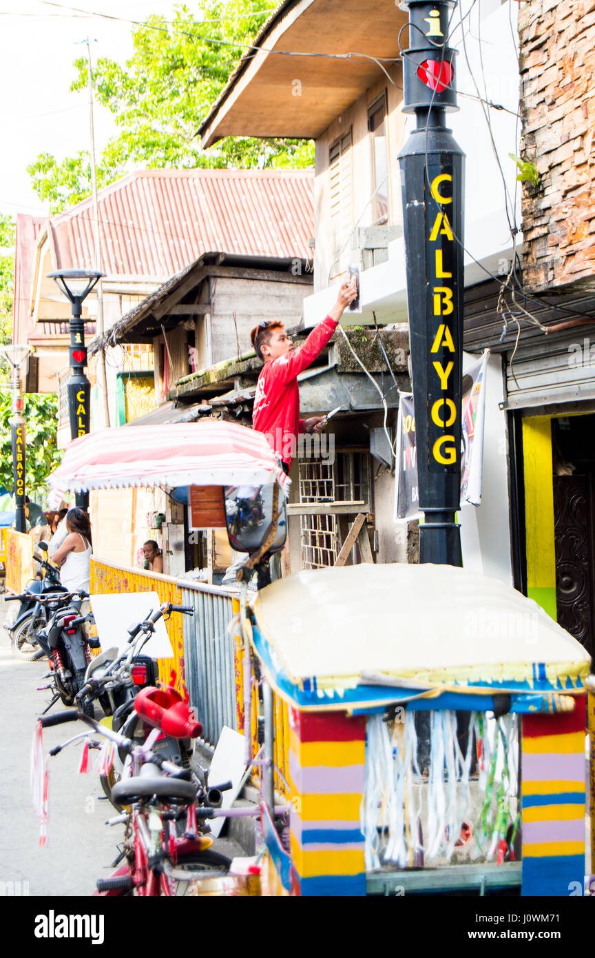 Street scene, Calbayog, Samar, Philippines Stock Photo - Alamy