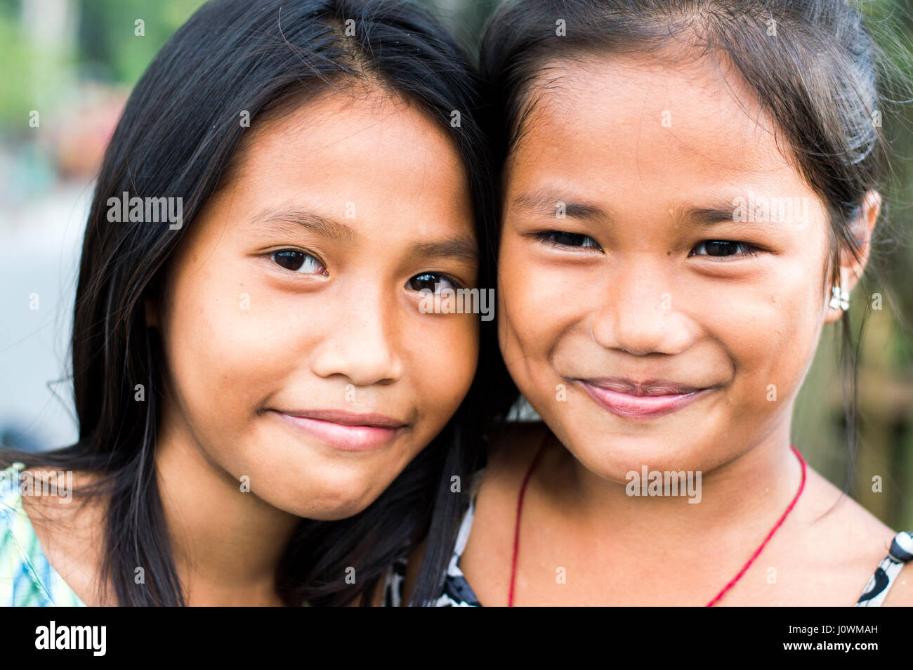 Young girls, Calbayog, Samar, Philippines Stock Photo - Alamy
