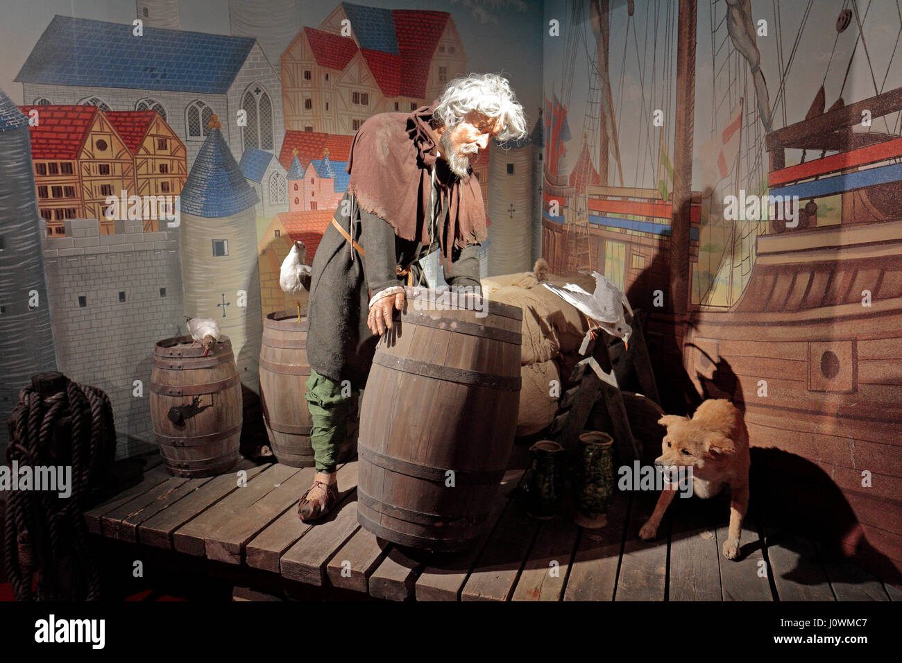 Display in the Medieval Museum, Waterford Museum of Treasures, City of ...