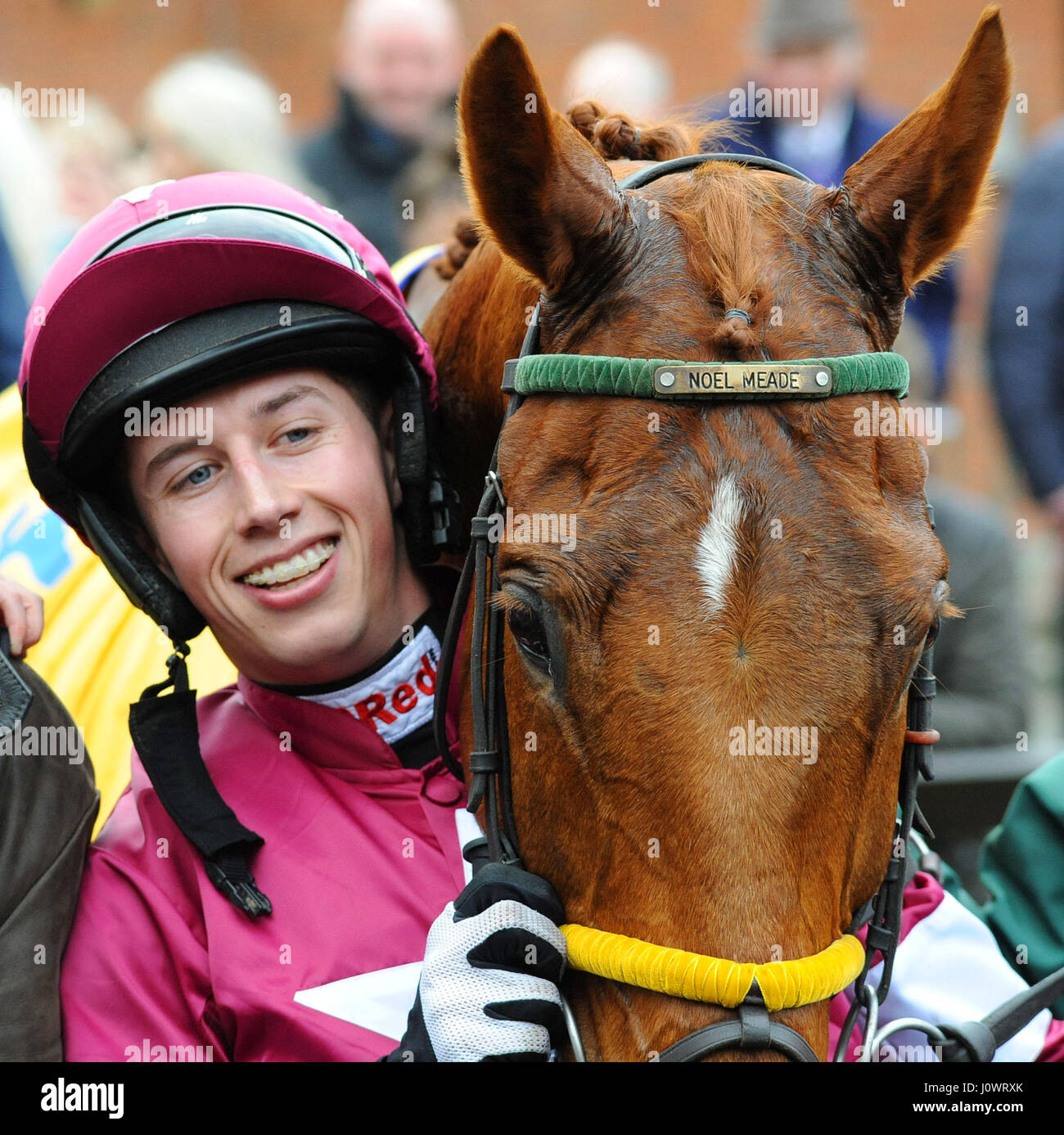 Road To Respect with winning jockey Bryan Cooper after the Ryanair Gold ...