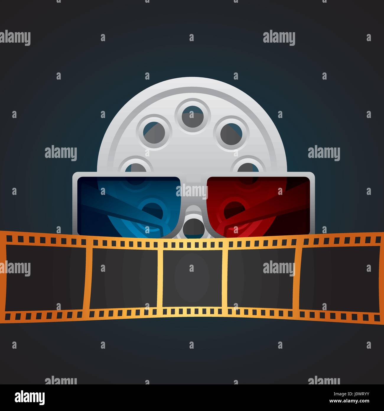 cinema entertainment elements icon Stock Vector Image & Art - Alamy