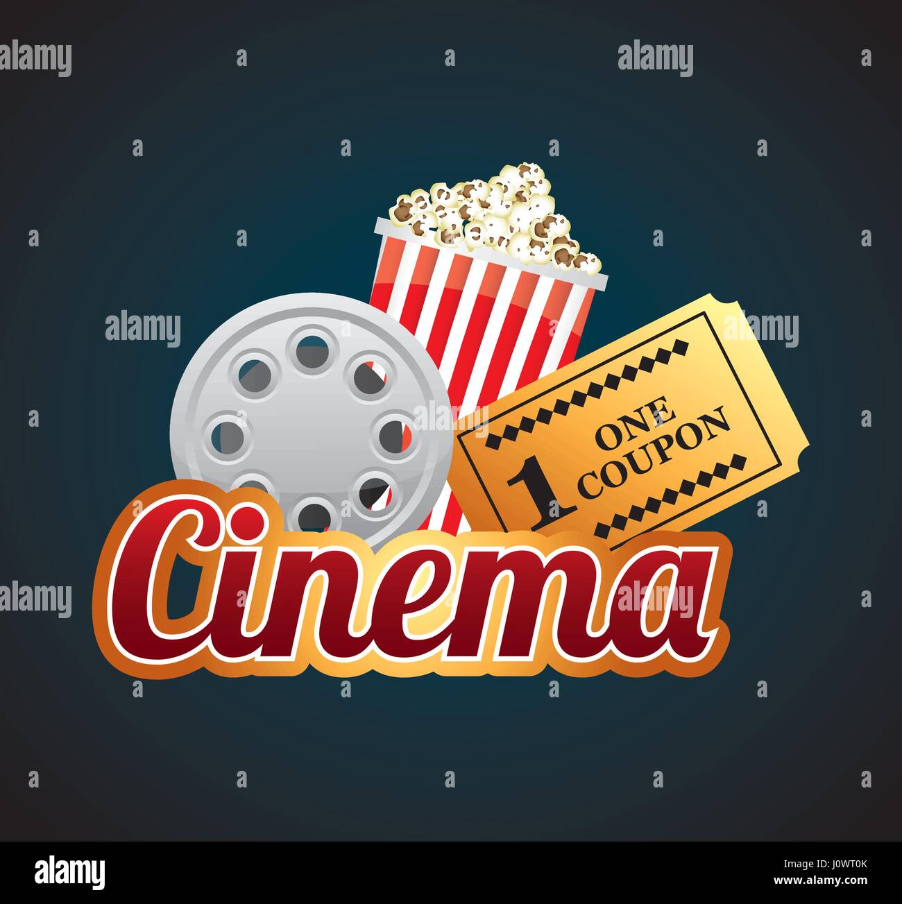 cinema entertainment elements icon Stock Vector Image & Art - Alamy