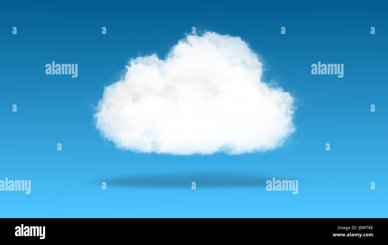 Cloud computing or cloud technology, concept background from from ...