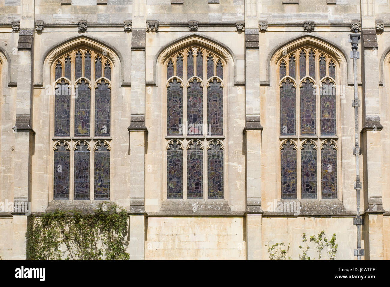 Windows at Christchurch in Oxford England Stock Photo - Alamy