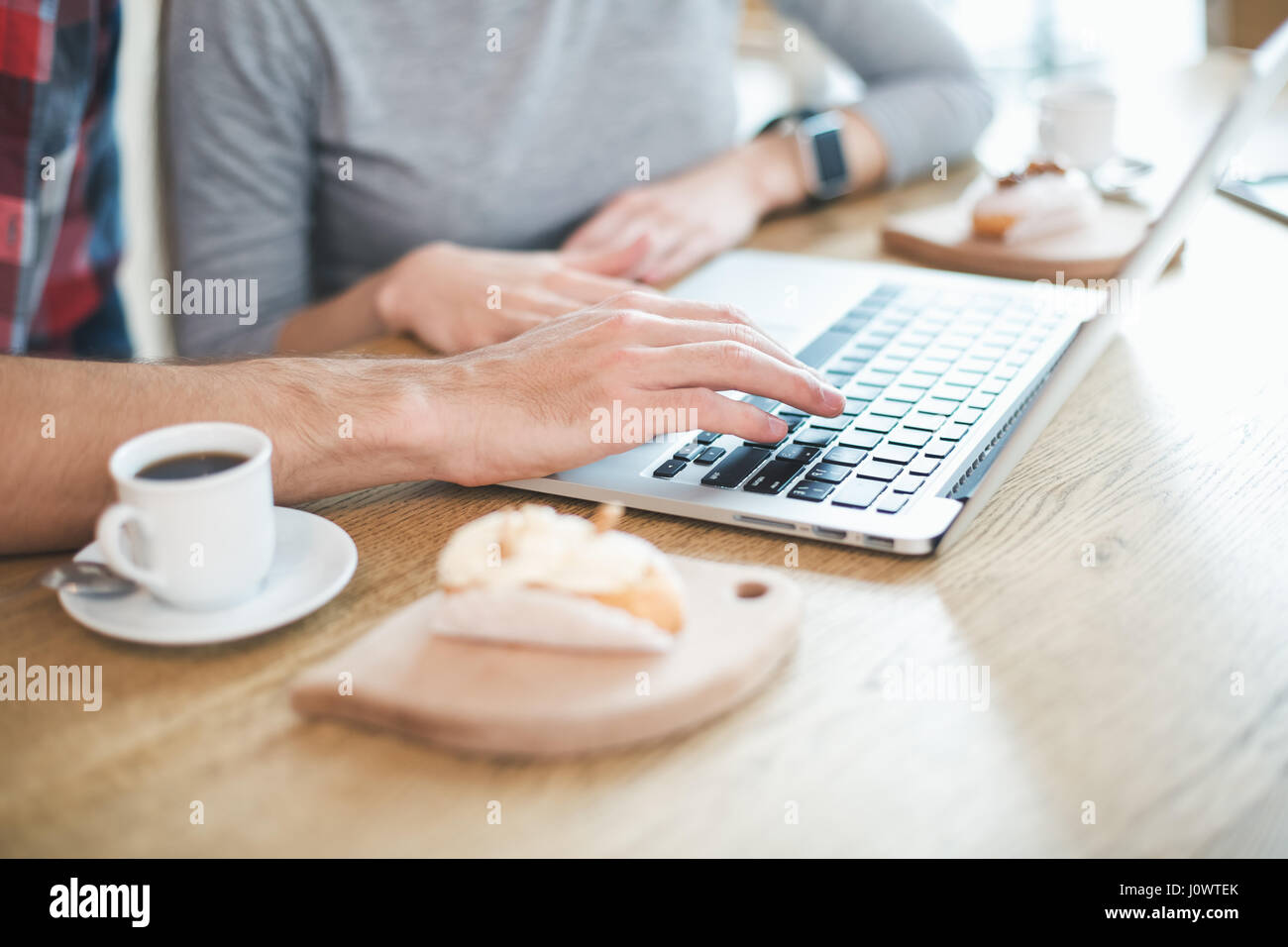 Close up photo in cafe Stock Photo - Alamy
