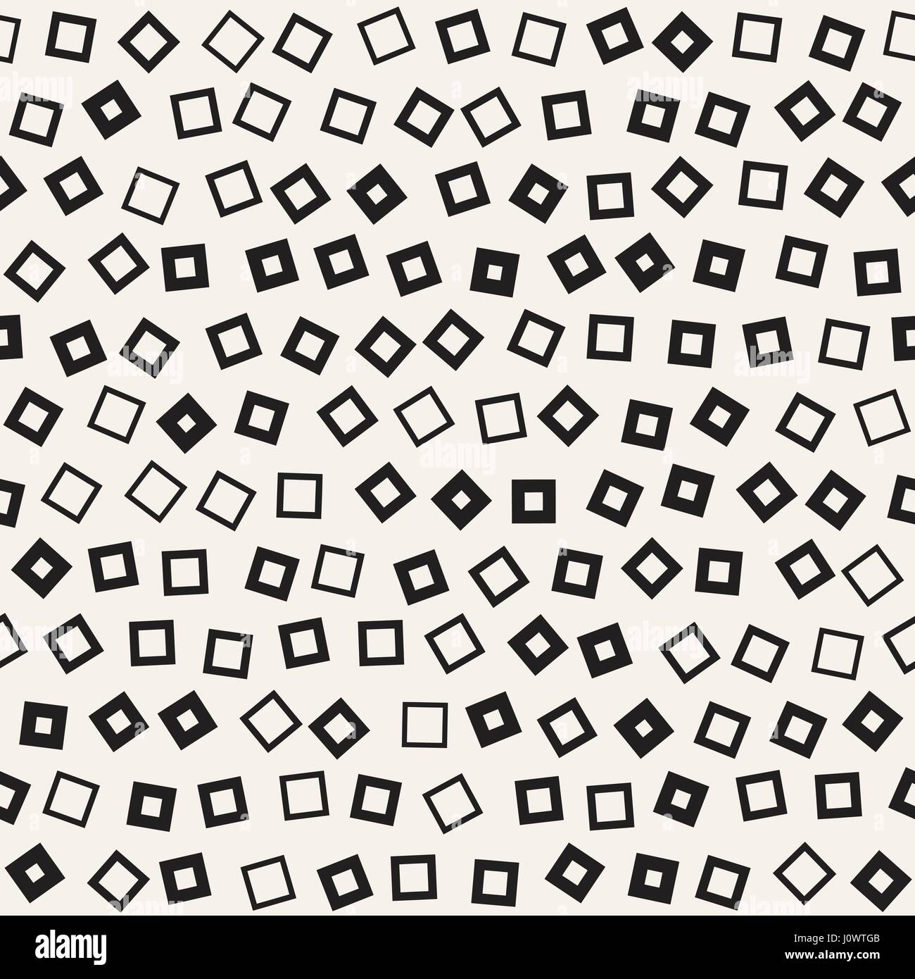 Trendy Texture With Scattered Geometric Shapes. Inspired by Memphis ...