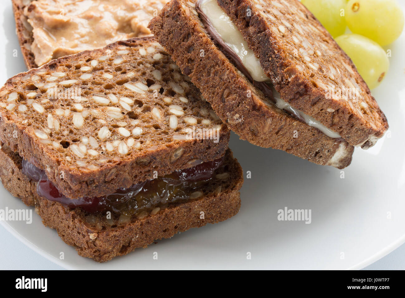 Two sweet sandwiches Stock Photo - Alamy