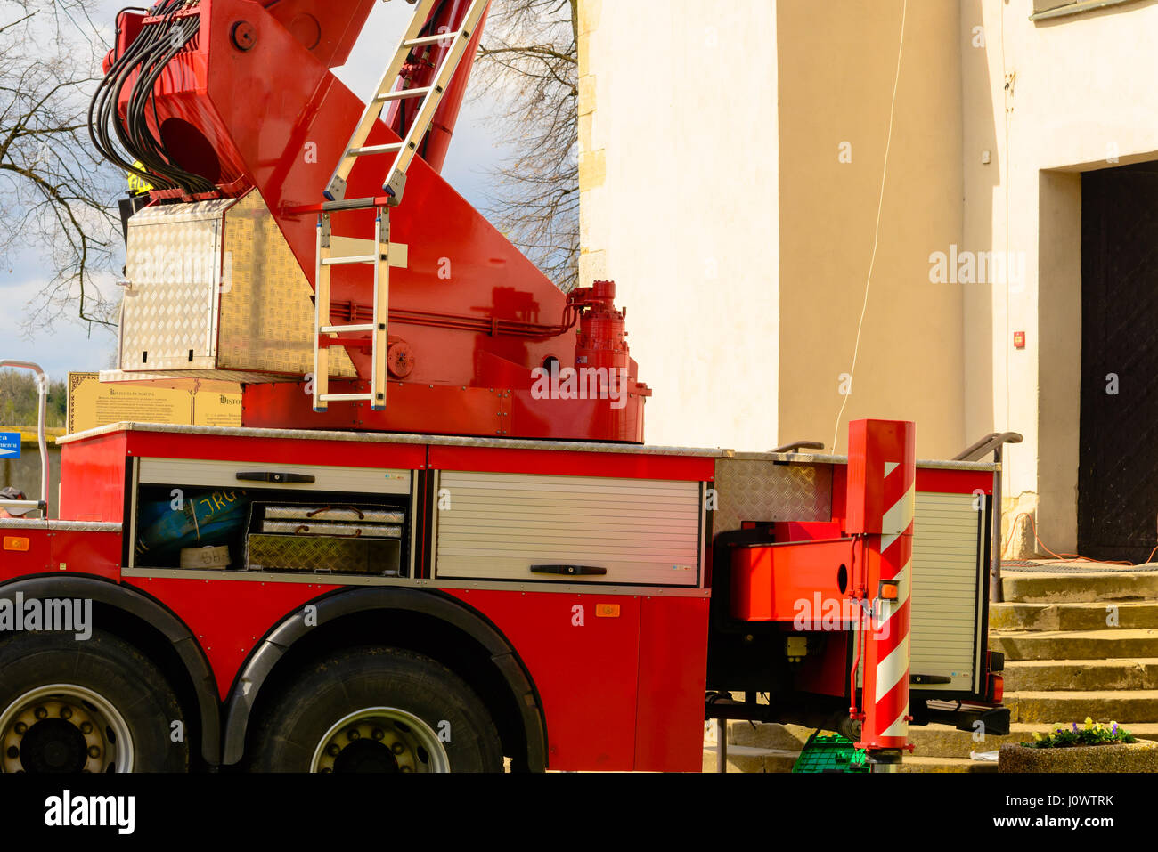 Dangerous ladder hi-res stock photography and images - Alamy