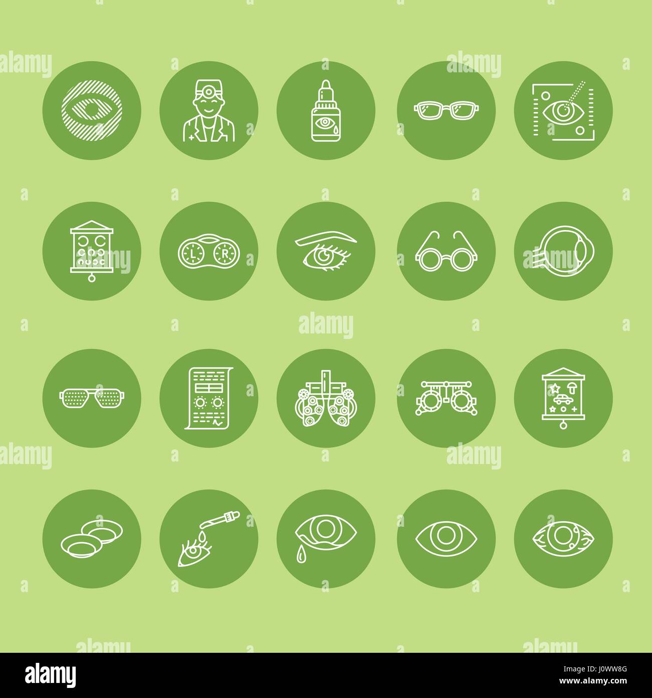 Artificial lenses Stock Vector Images - Alamy