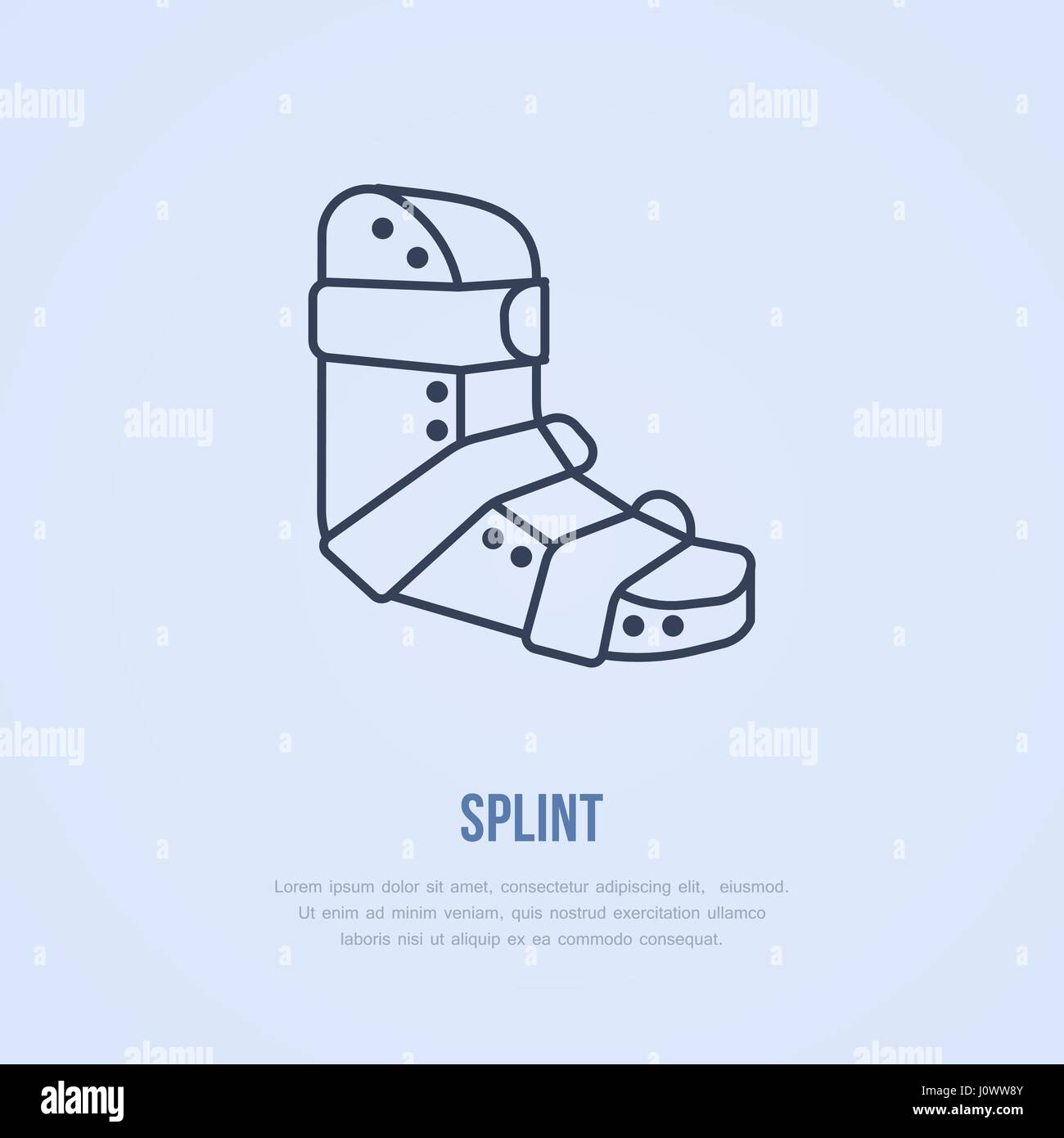 Leg splint hi-res stock photography and images - Alamy