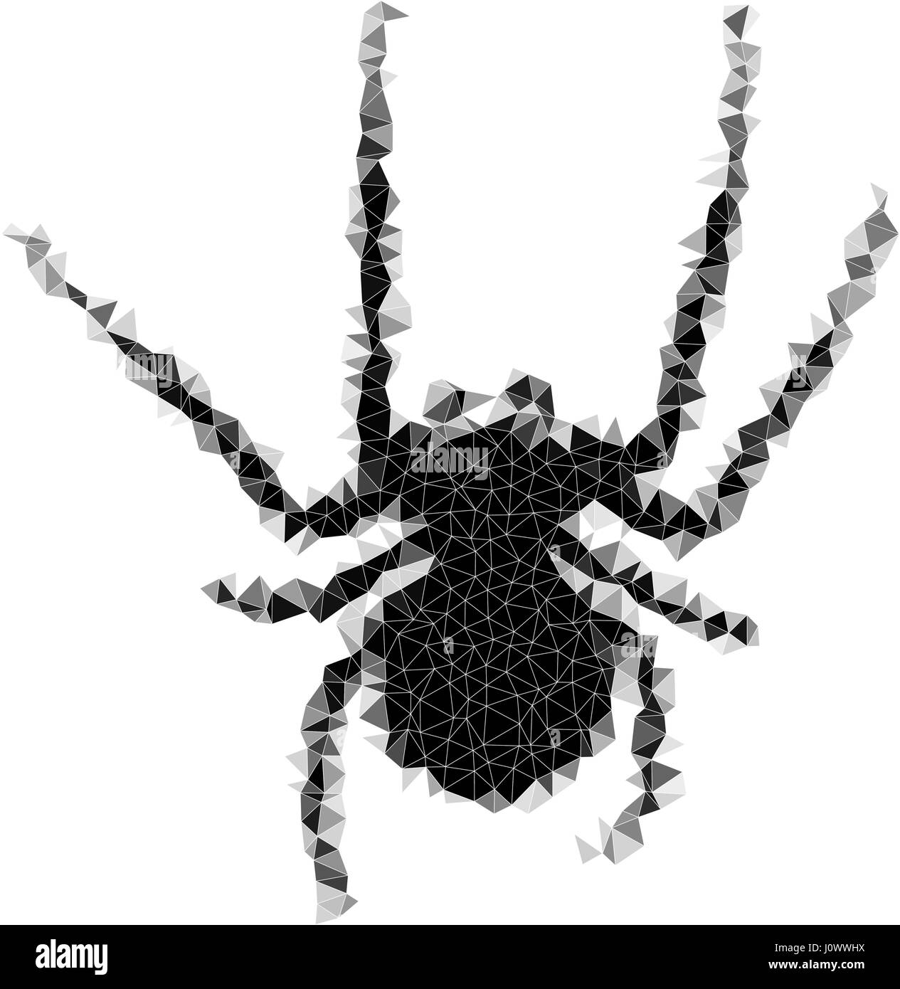 Black spider cartoon hi-res stock photography and images - Alamy