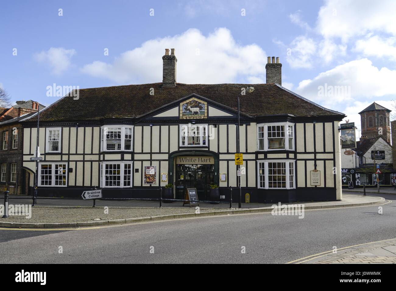 White Hart Hotel, Bocking End, Braintree, Essex Stock Photo - Alamy