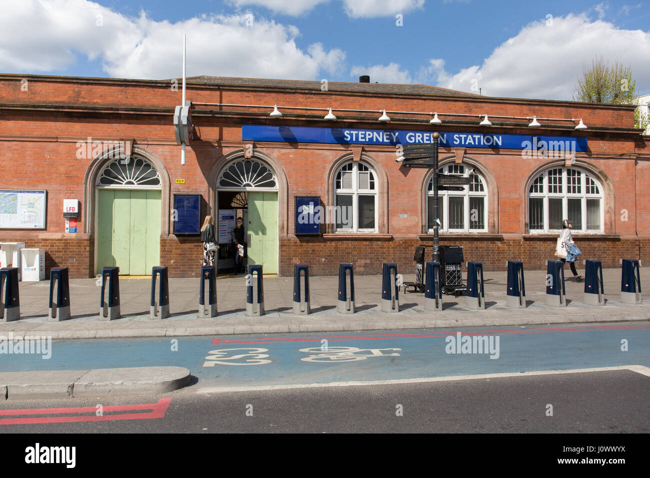 Stepney Green Station Stock Photo - Alamy