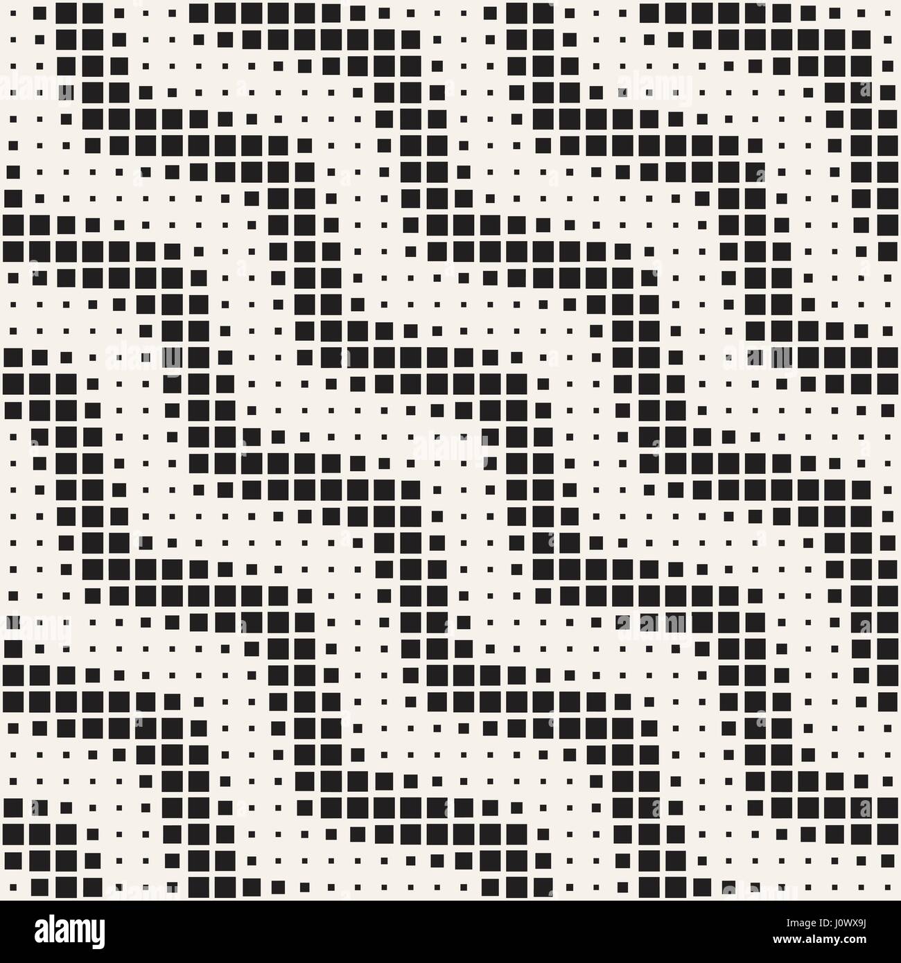 Repeating Rectangle Shape Halftone. Modern Geometric Lattice Texture ...