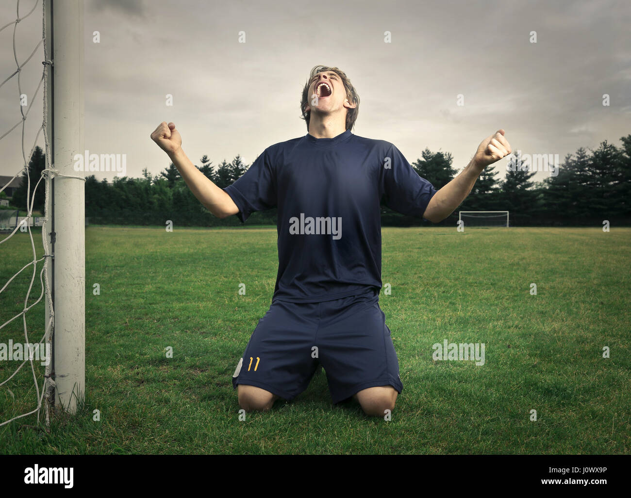 Crying Football Player