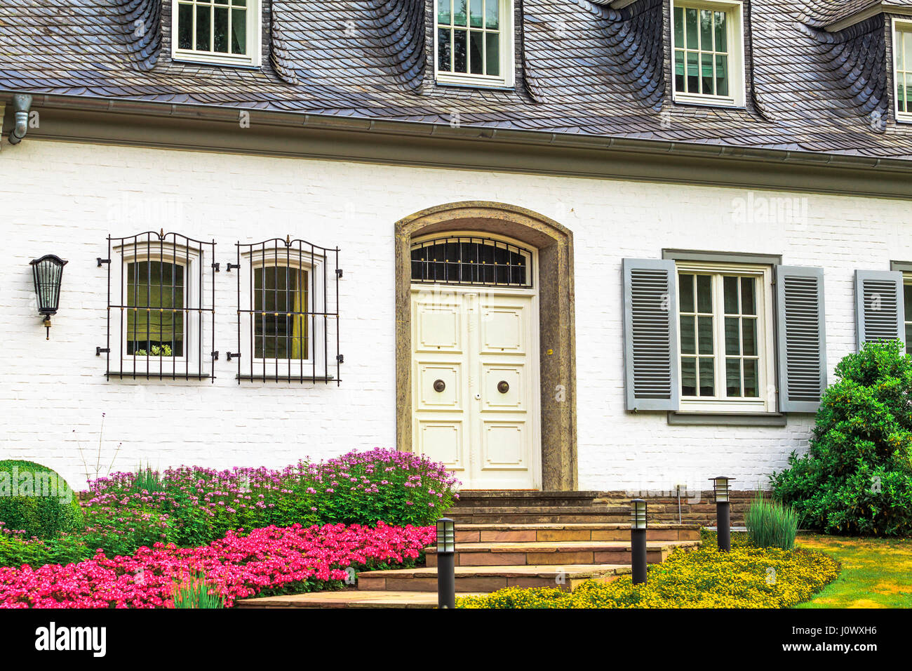 front door. Beautiful exterior Stock Photo - Alamy