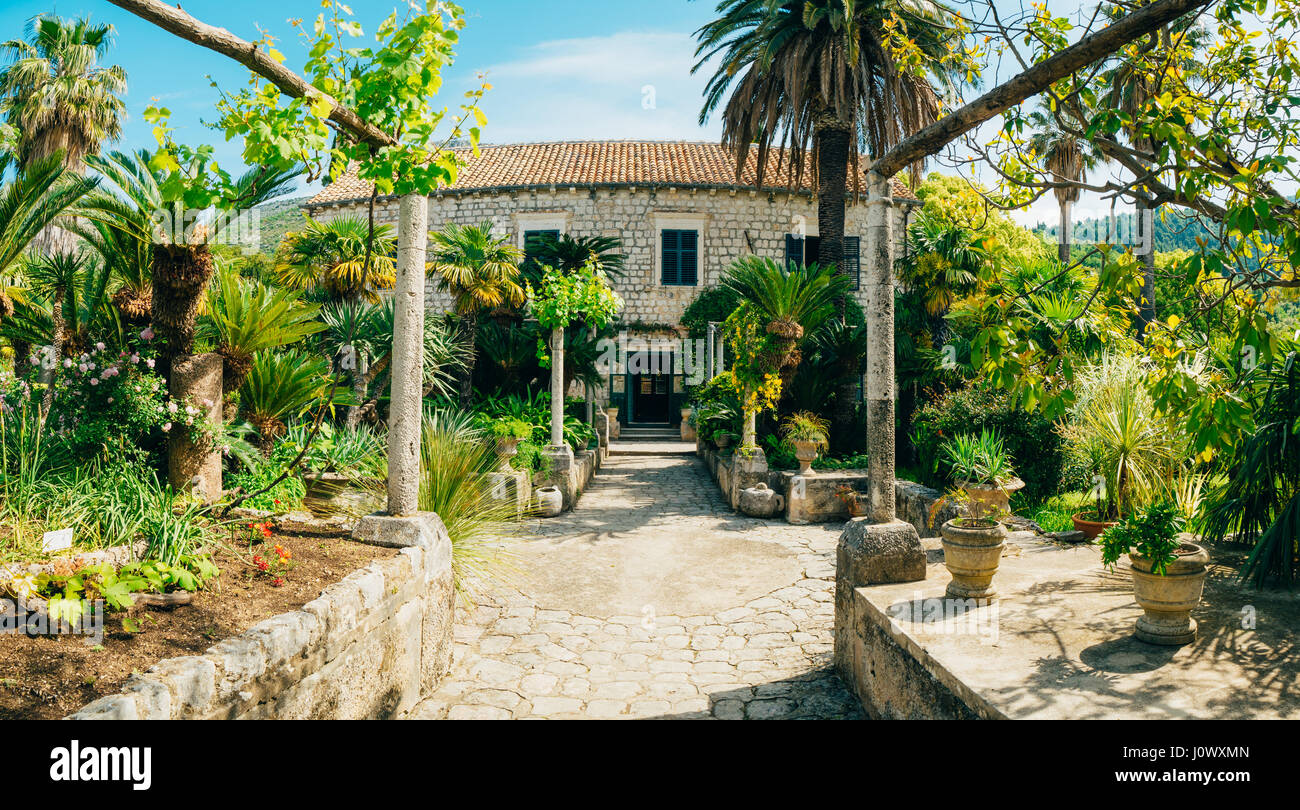 Arboretum Trsteno in forest, near Dubrovnik in Croatia Stock Photo - Alamy