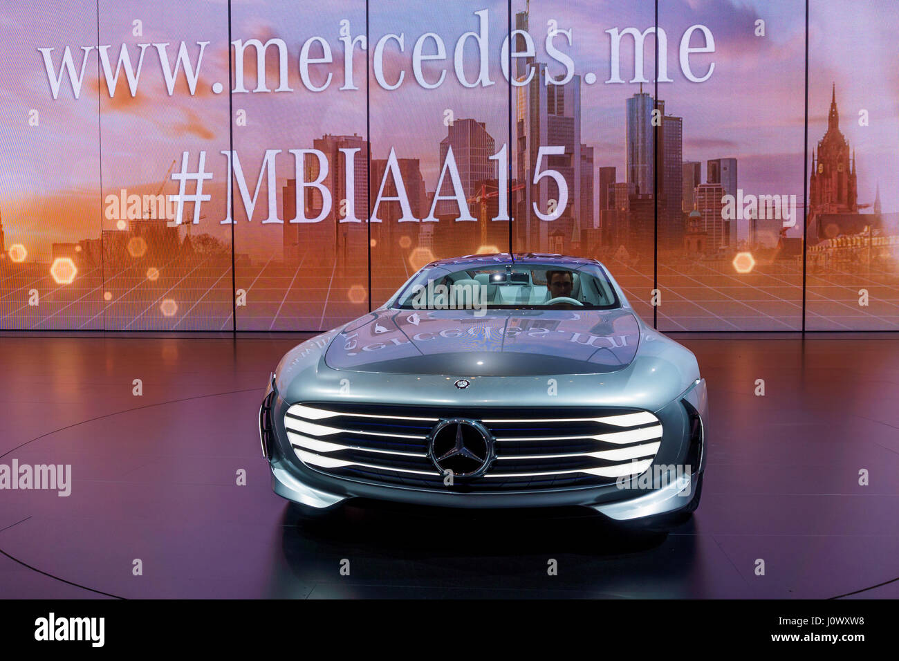 FFRANKFURT - SEPTEMBER 23: The Mercedes-Benz “Concept IAA” (Intelligent ...
