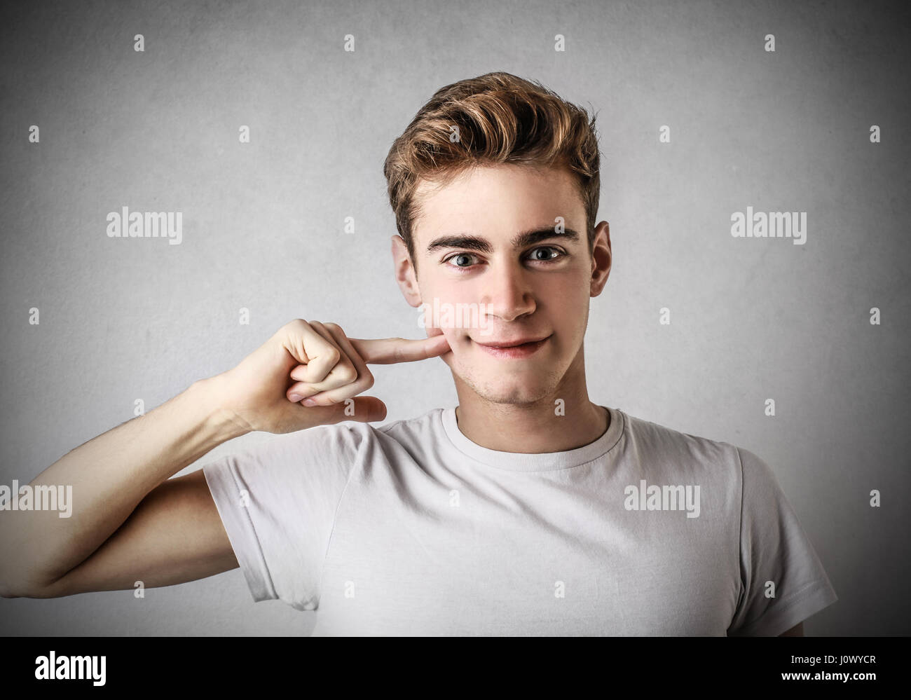 Young man pointing at himself Stock Photo - Alamy Young man pointing at himself Stock Photo - Alamy