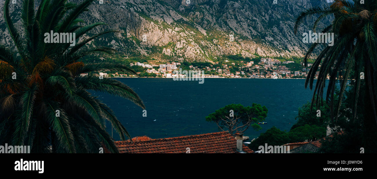 City Dobrota in the Bay of Kotor Stock Photo - Alamy