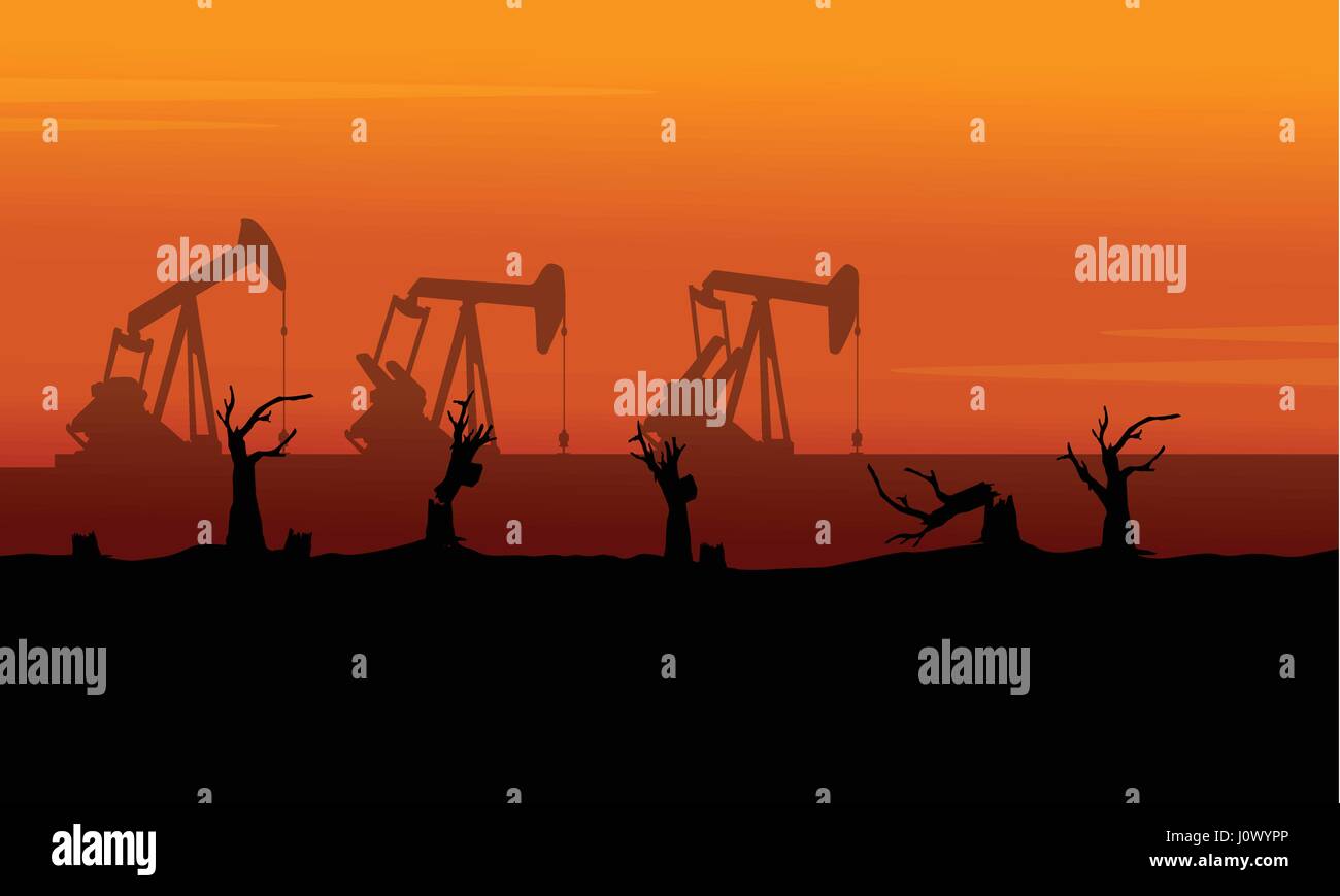 Collection of bad environment background landscape Stock Vector Image ...