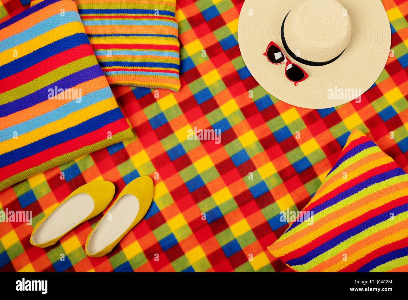 Picnic rug top hi-res stock photography and images - Alamy