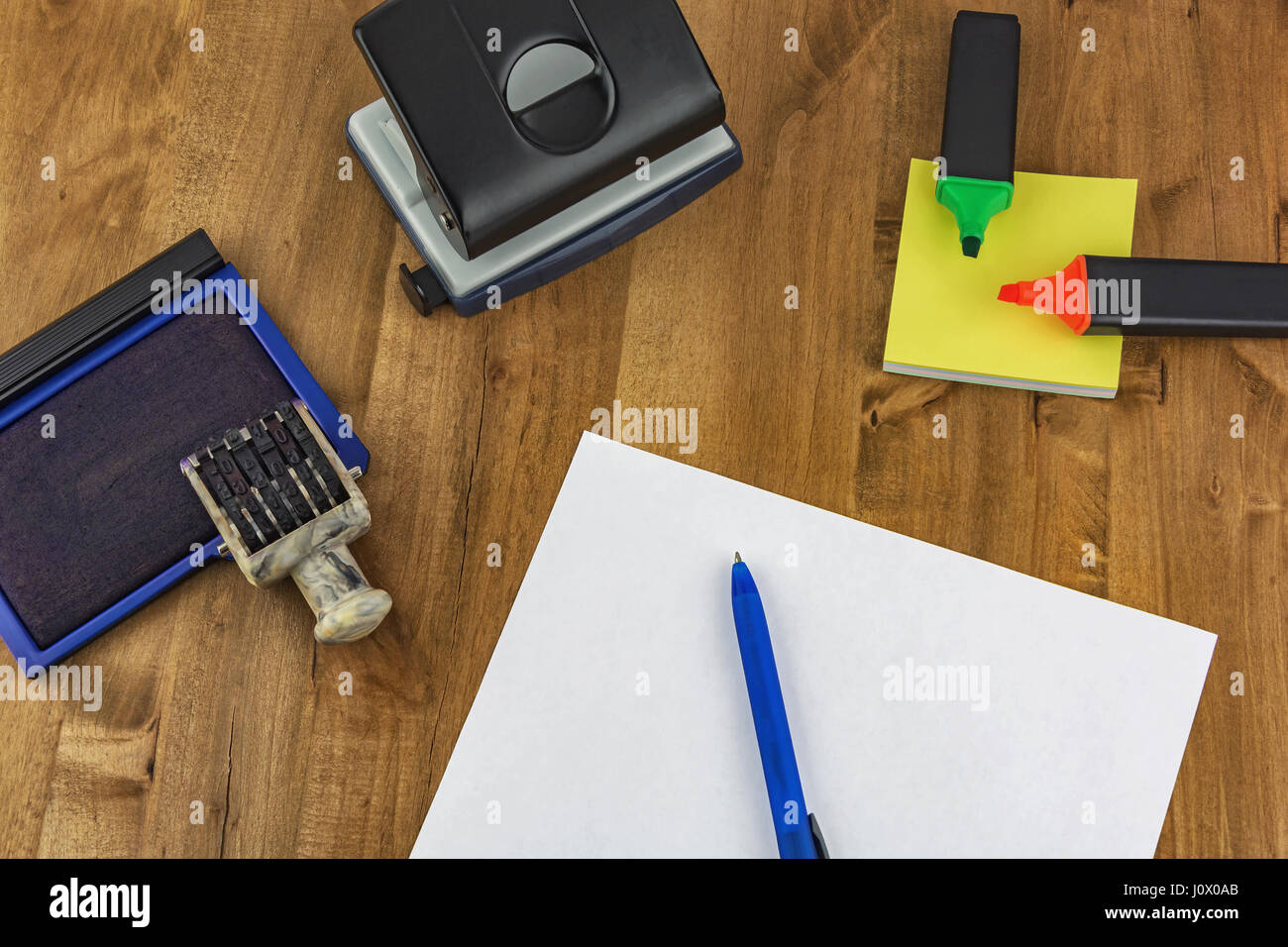 Office punch stamp hi-res stock photography and images - Alamy