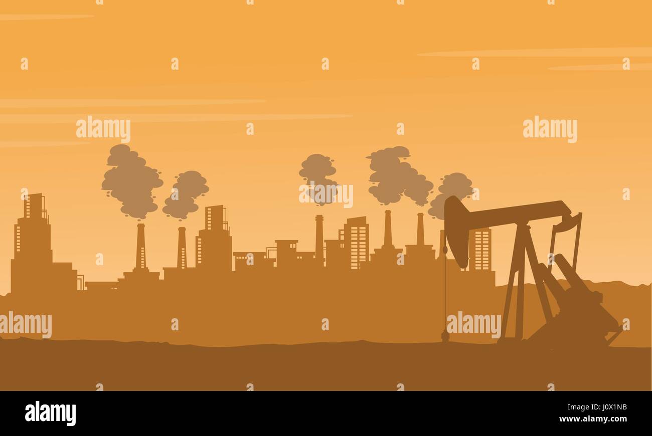 Background bad environement pollution industry Stock Vector Image & Art ...