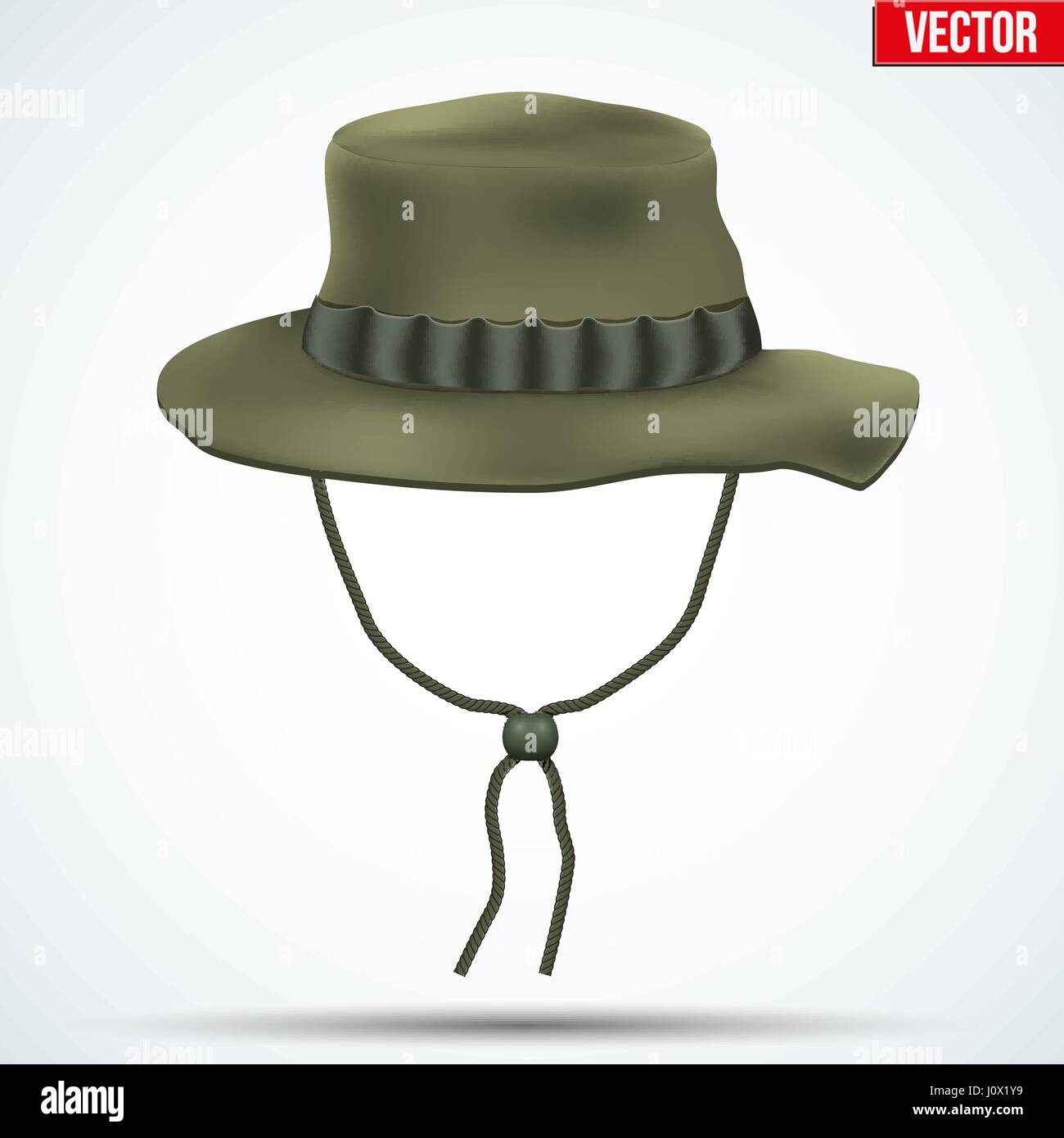 Khaki clothing isolated Stock Vector Images - Alamy