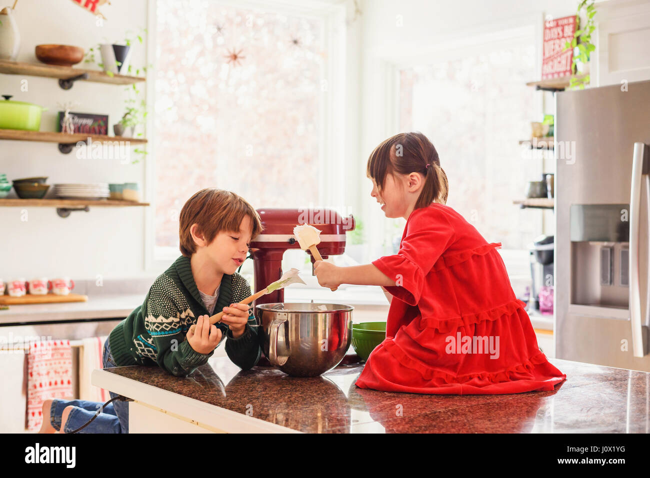 Baking preschooler hi-res stock photography and images - Alamy
