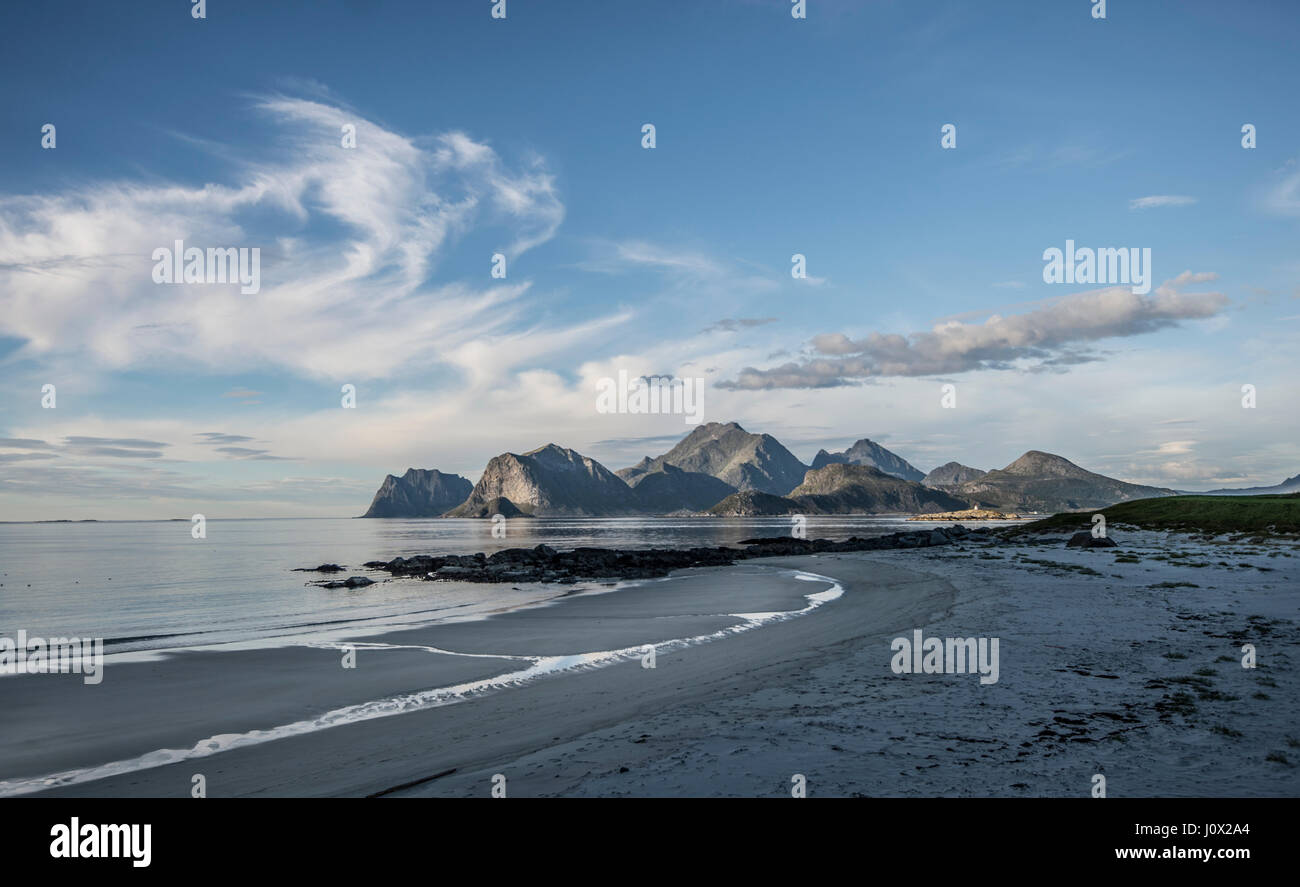 Beach, Storsandnes, Flakstad, Lofoten islands, Norway Stock Photo - Alamy