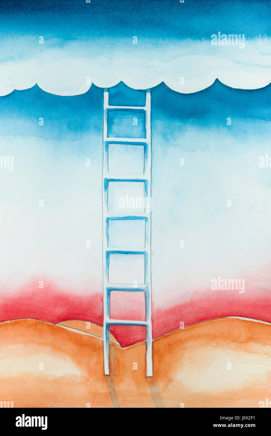 Stairway To Heaven Painting High Resolution Stock Photography and ...