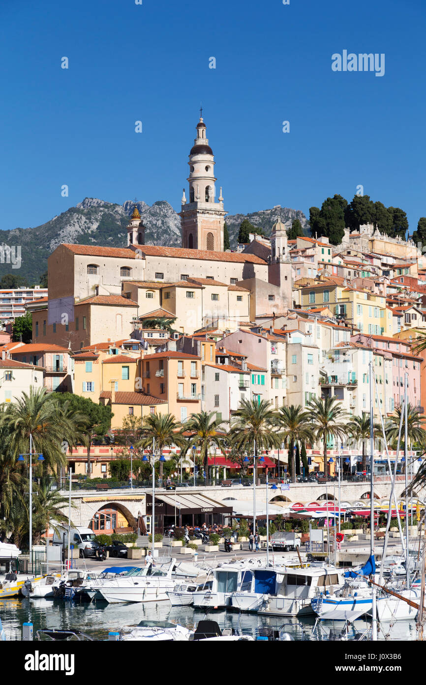 France, Menton, picturesque village, near Nice Stock Photo - Alamy