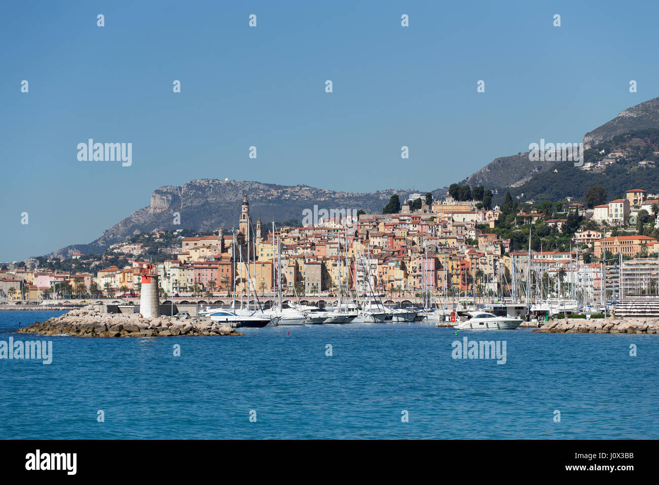 France, Menton, picturesque village, near Nice Stock Photo - Alamy
