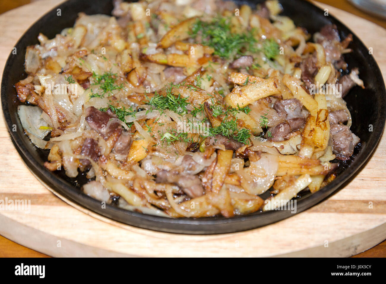 Cubes of fried potatoes hi-res stock photography and images - Alamy