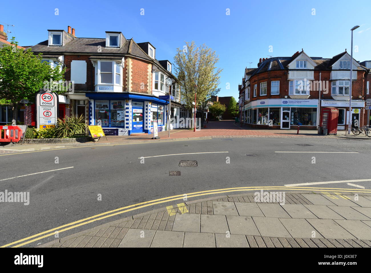 Horsham town center Stock Photo - Alamy