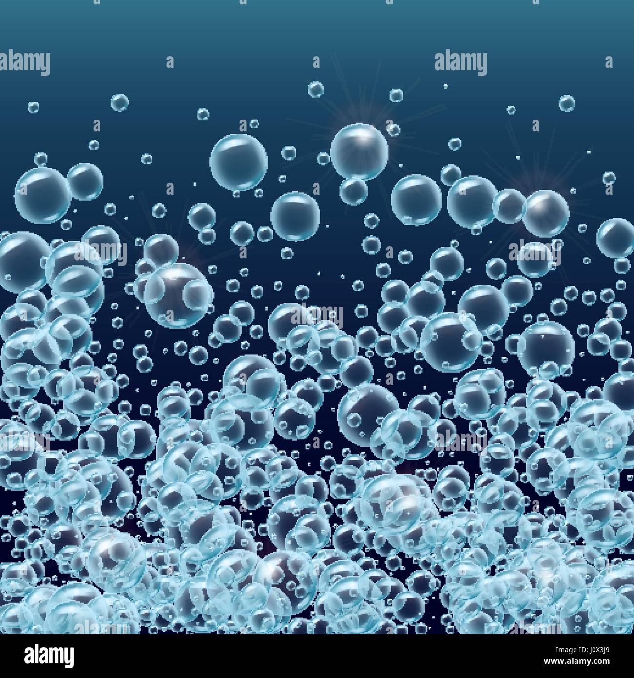 Floating oxygen bubbles background Stock Vector Images - Alamy