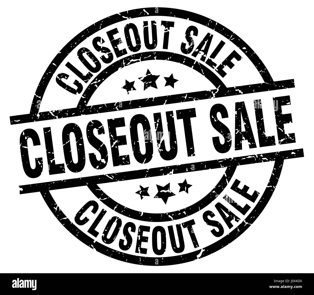closeout sale round grunge black stamp Stock Vector Image & Art - Alamy