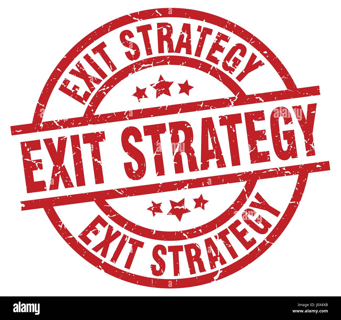 exit strategy round red grunge stamp Stock Vector Image & Art - Alamy