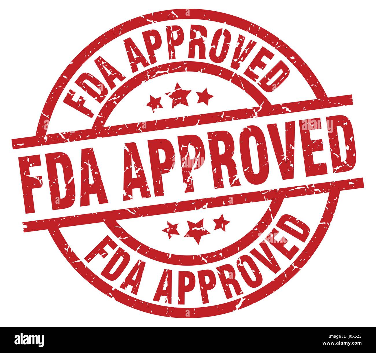 fda approved round red grunge stamp Stock Vector Image & Art - Alamy