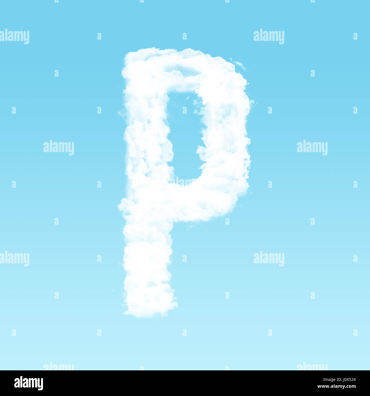 alphabet font cloudy Stock Photo - Alamy