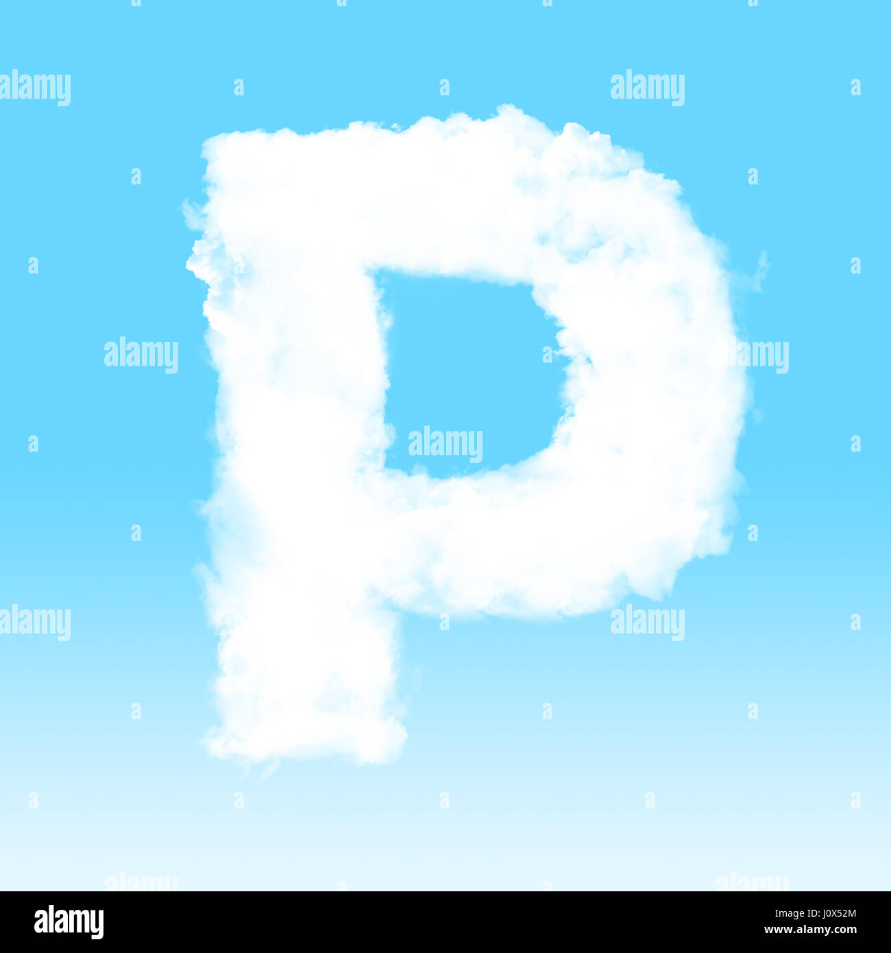 alphabet font cloudy Stock Photo - Alamy
